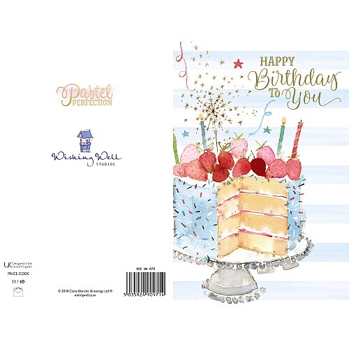 Happy Birthday Large Cake Card | eBay UK