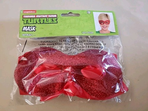 TMNT Novelty Mask Red Teenage Mutant Ninja Turtles Costume NEW ...