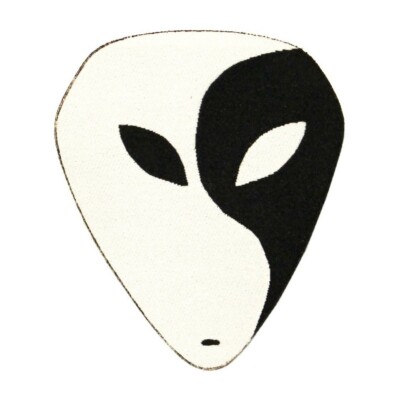 Yin Yang Alien Head Patch Spaceship Freaky UFO Area 51 Woven Sew On ...