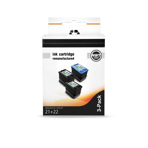 3x Ink Cartridges Sleeve R HP DeskJet 3915 D2330 D1445 F 175 3910 D1560 ...