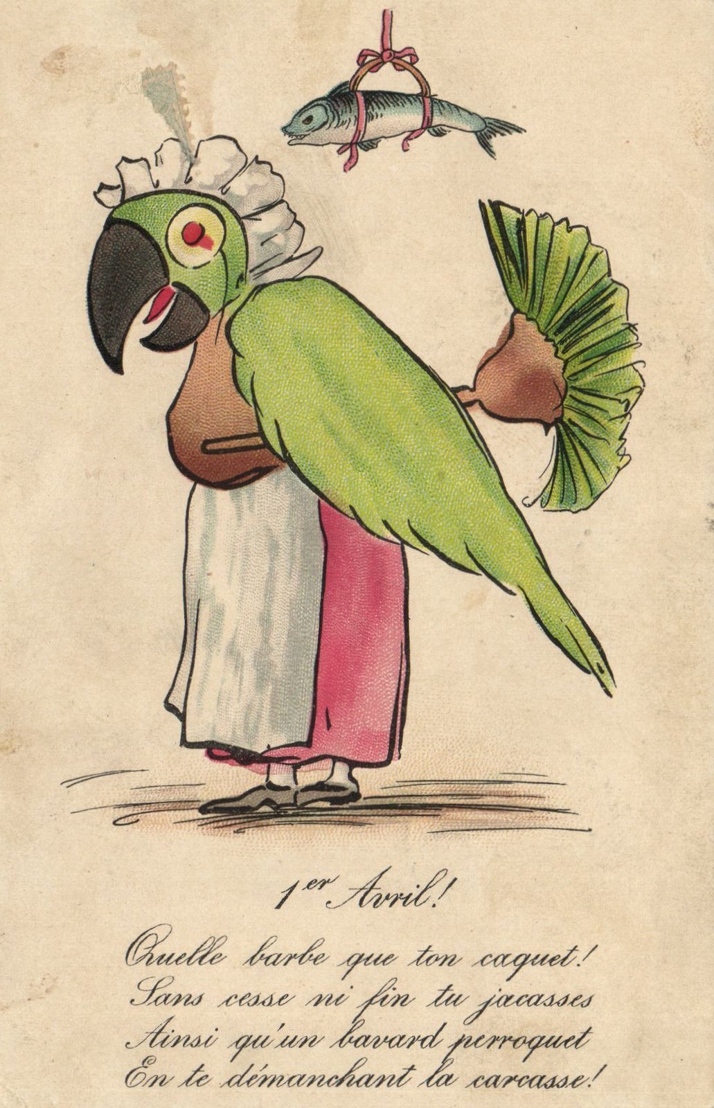 PC HUMOR 1ST OF APRIL PARROT (a48819) | eBay