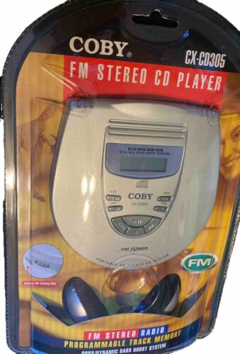 Coby Portable CD Player FM Stereo CX-CD305 - Programmable Track Memory- Sealed | eBay