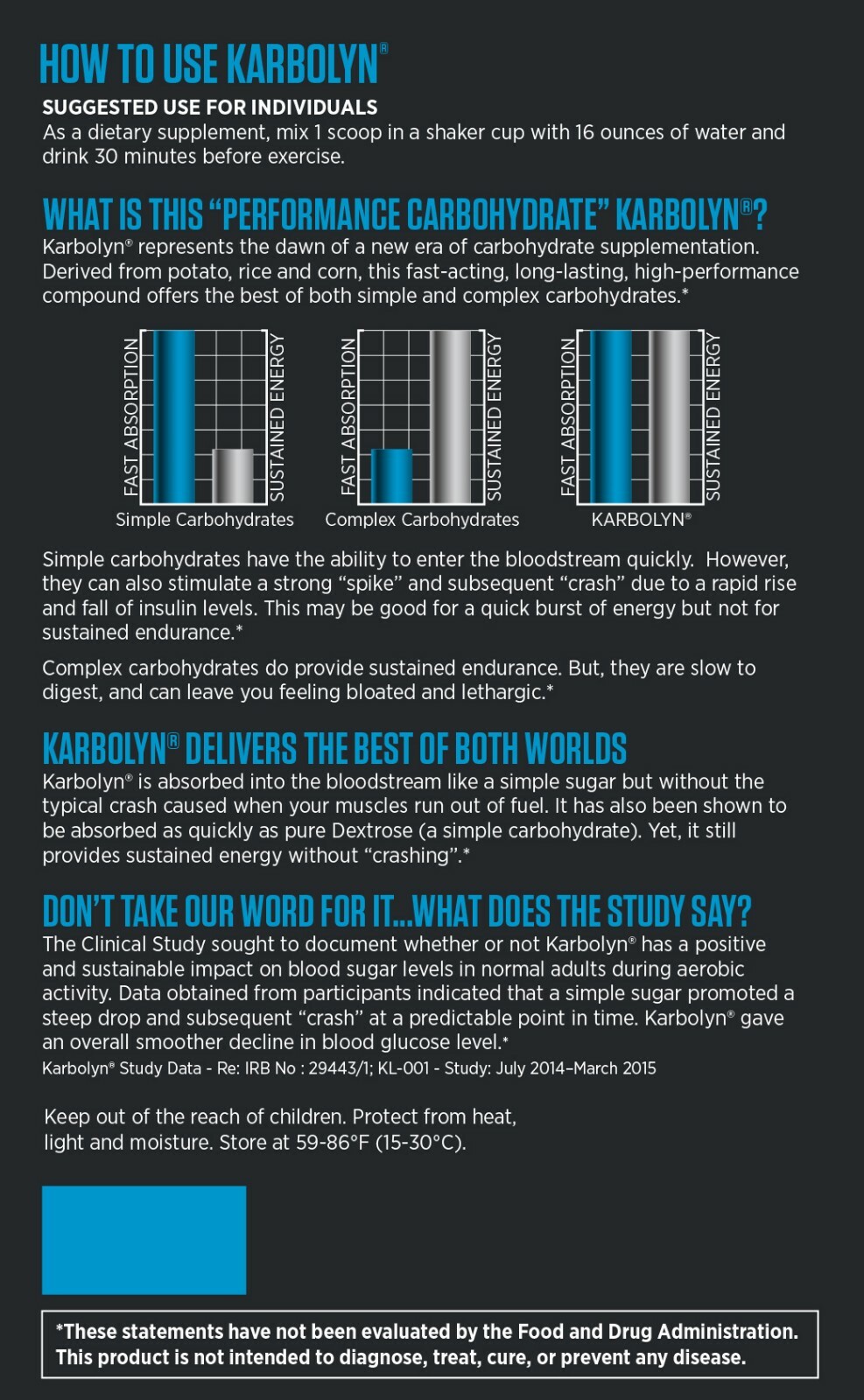 EFX Karbolyn Fuel: Fast Absorbing Carb Complex & Glycogen Loading Fuel ...