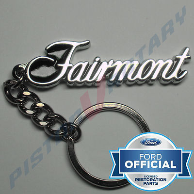 FAIRMONT KEYRING KEY CHAIN like badge Chrome for FORD FALCON XY XW XA ...