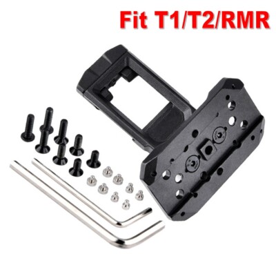 Tactical 45-Degree Picatinny Offset Optic Mount Base For T1 T2 RMR Red ...