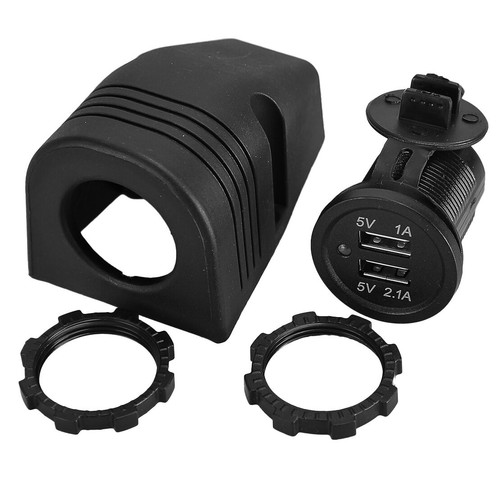 Tent Dual USB Charger 2 Ports Power Adapter Socket Charge Panel 12-24V ...