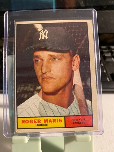 1961 Topps #2 ROGER MARIS - YANKEES HOF Baseball Card - NICE VINTAGE ...