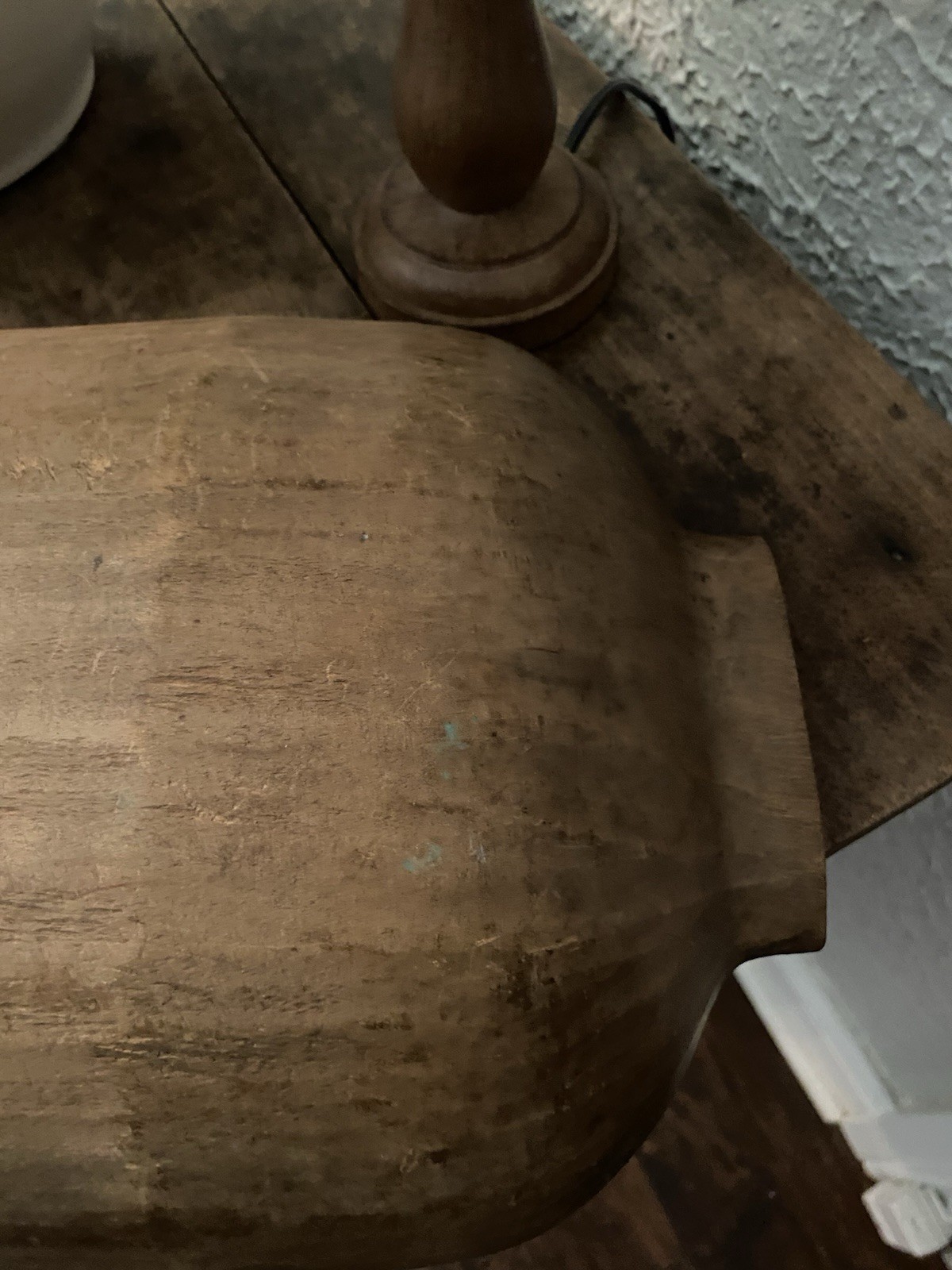 One Pc Antique Primitive 1890,s Old Wood Farmhouse Kitchen Trencher ...