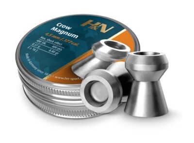 H&N Crow Magnum .177 Cal Pellets 8.80 Grains Hollowpoint 400ct ...