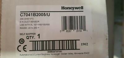 Honeywell 20k OHM NTC 6in Duct Sensor C7041B2005/U QTY2 | eBay
