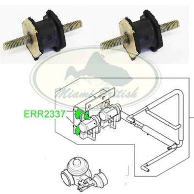 LAND ROVER MOUNTING RUBBER SET x2 DIESEL DISCOVERY DEFENDER RR CLASSIC ...