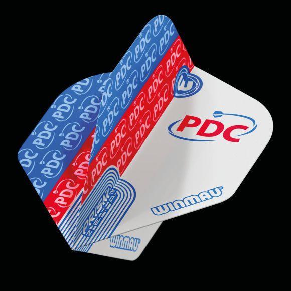 PDC PROFESSIONAL DARTS CORP. RED BLUE WHITE FLIGHTS 2 SETS (6 FLIGHTS ...