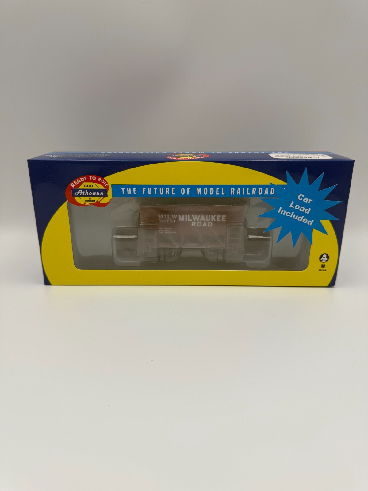 HO Athearn RTR 24' Ore Car Milwaukee Road MILW 76751. ATH 87075, NIB ...