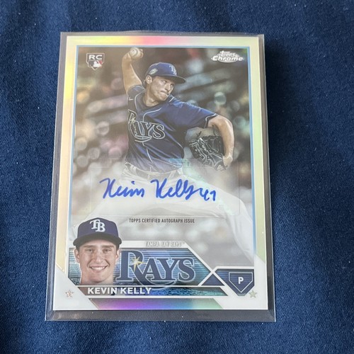 2023 Topps Chrome Update AC-KK Kevin Kelly Refractor Auto /499 TAMPA ...