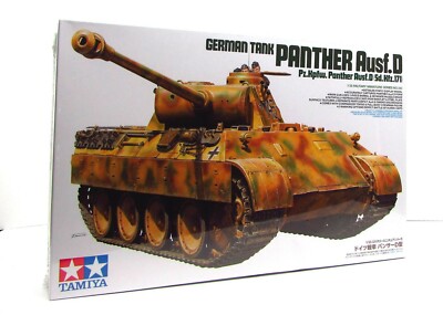 Tamiya Panther Ausf.D German Tank 35345 1/35 Military Armor Plastic ...