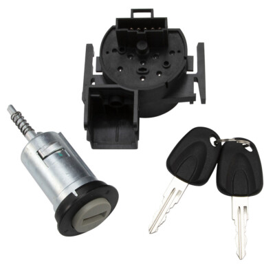 Ignition Switch + Barrel + Keys For Vauxhall Opel Combo Corsa C TIGRA B ...