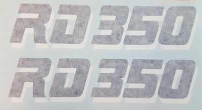 DECAL KIT SUITABLE FOR YAMAHA RD350 YPVS 31K BELLY PAN ( BLUE/WHITE) | eBay