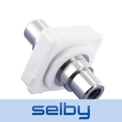 RCA Black Female Plug for Clipsal HPM Wall Plate Wallplate DIY Home ...