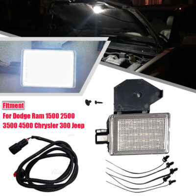 LED Underhood Hood Courtesy Light For Dodge Ram 1500 2500 3500 Wrangler ...