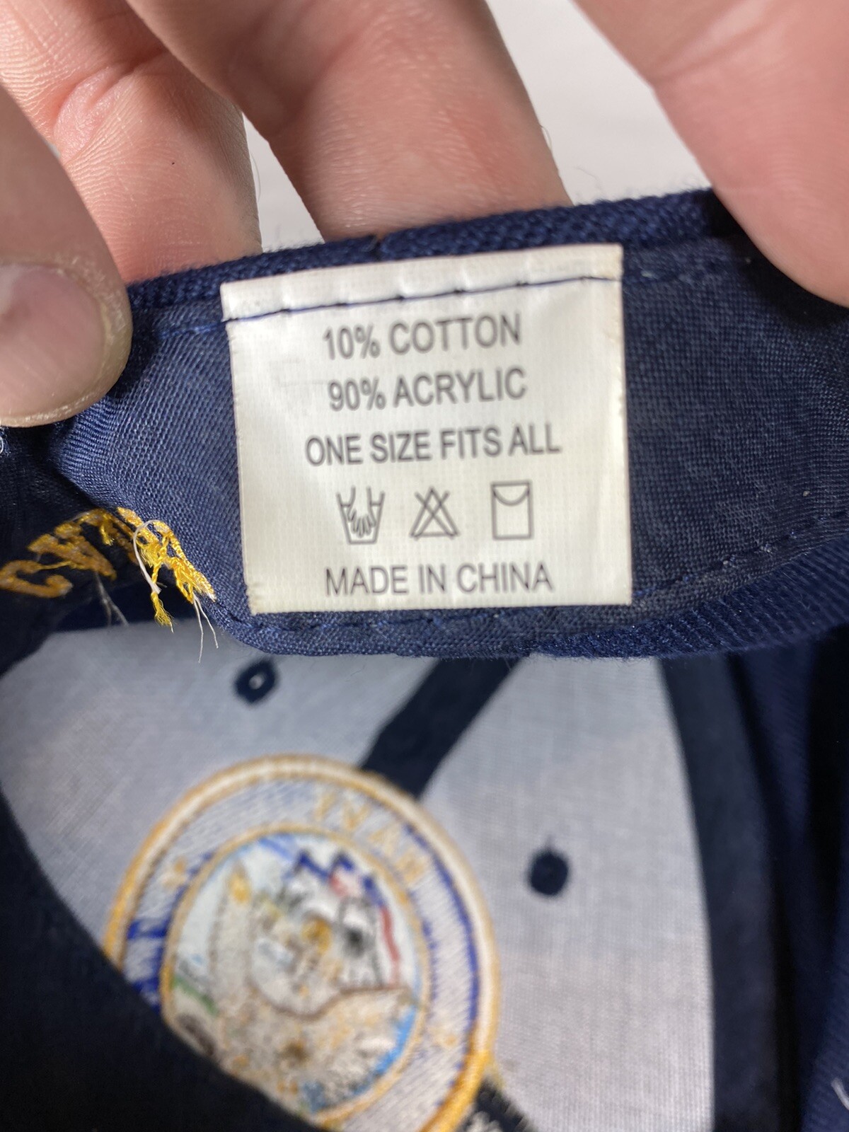 US Navy JROTC Hat Cap Cadet CO/XO Academy Adjustable … - Gem