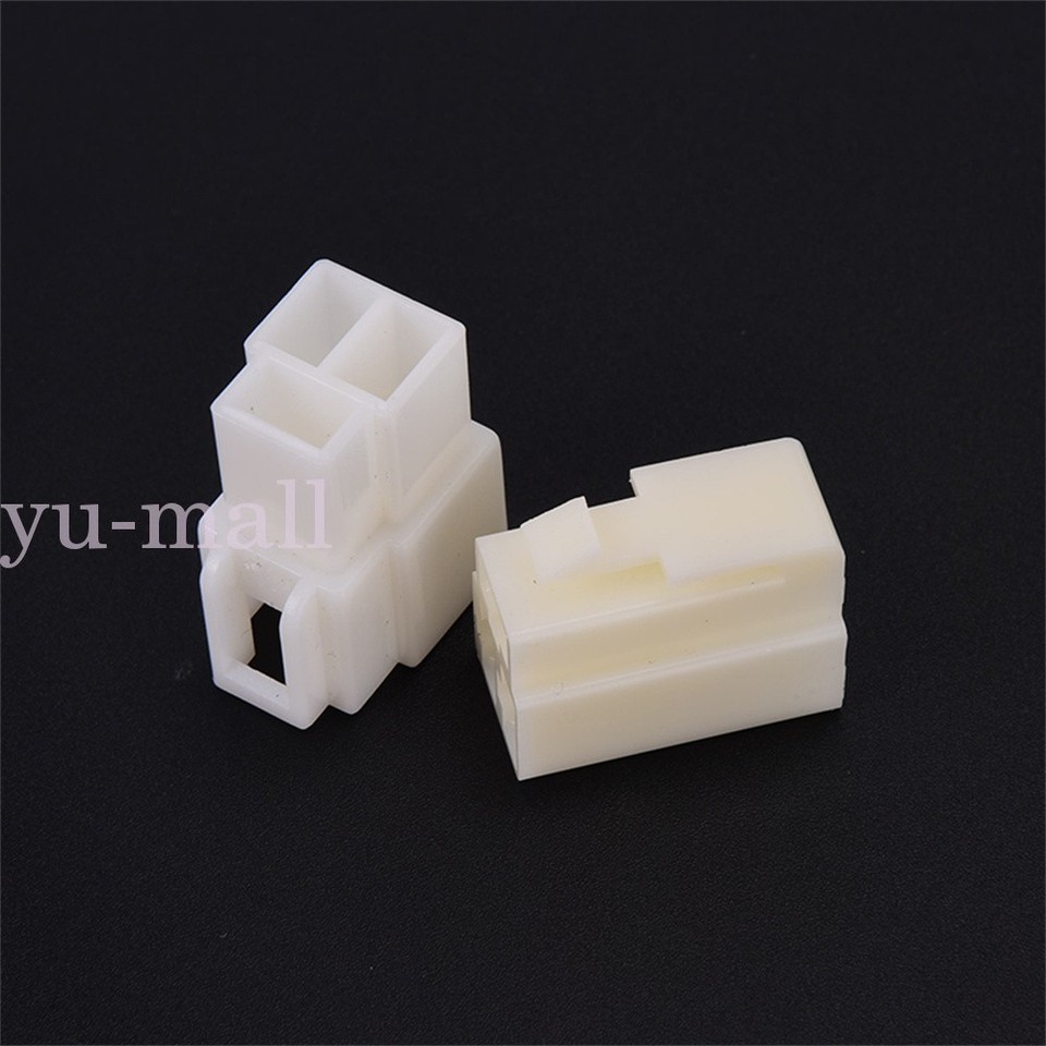 5PCS 6.3mm 4pin auto electrical wire connector male female cable ...