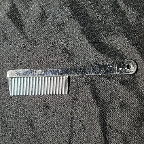 Vintage Twinco Metal Dog Comb Made in USA Stainless Steel Metal ...