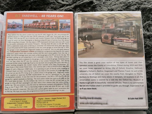 8 bus DVDs London Bob Hodges electric buses rt farewell Scottish ...