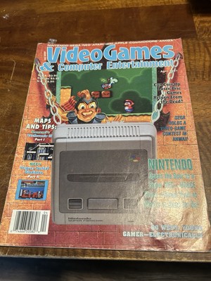 Video Games and Computer Entertainment magazine April 1991 Nintendo ...