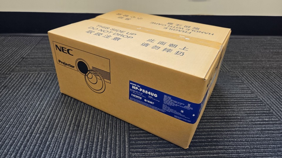 NEW in Box NEC NP-P554UG Professional LCD Projector – 5500 Lumens WUXGA | eBay Australia