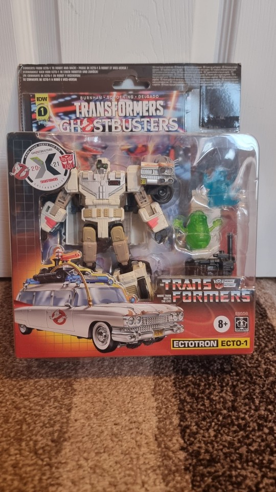 Transformers Ectotron Ecto-1 Ghostbusters Collaborative Figure New Sealed | eBay UK