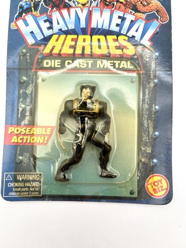 1998 Marvel “Heavy Metal Heroes” Wolverine Die-Cast Figure Toy Biz ...