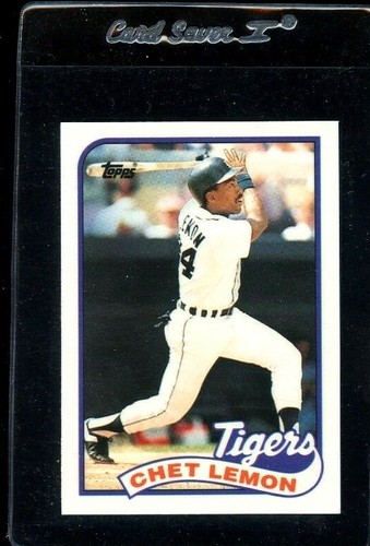 1989 Topps - Chet Lemon #514 Collector's Edition (Tiffany) for sale ...