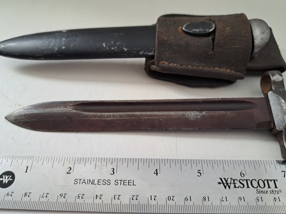 Italian Military - Bayonet Carcano 91/38 - "S.A." - "FIXED" 3rd edition ...
