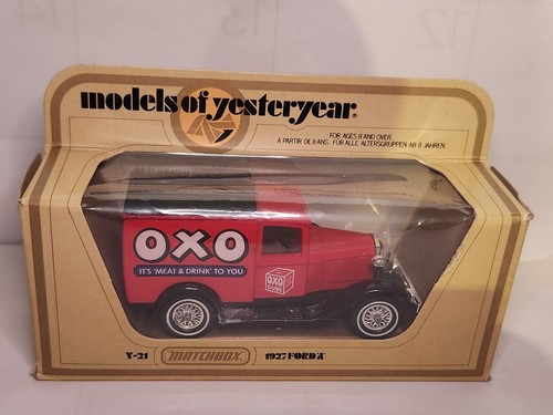Matchbox Models of Yesteryear Y-21 Ford A OXO Van 1927 VGC diecast NOS ...