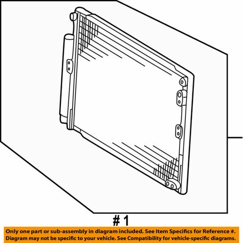 88461-60111 Toyota Core, cooler condenser 8846160111, New Genuine OEM ...