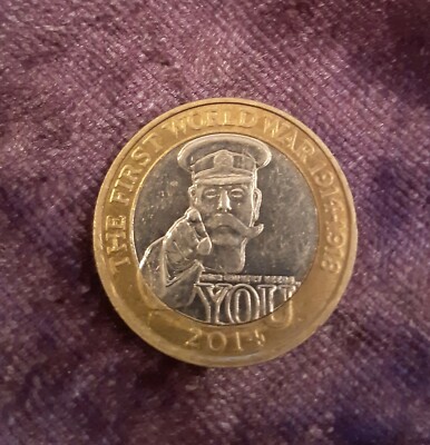 2014 £2 Two Pound Coin Lord Kitchener The First World War Circulated | eBay