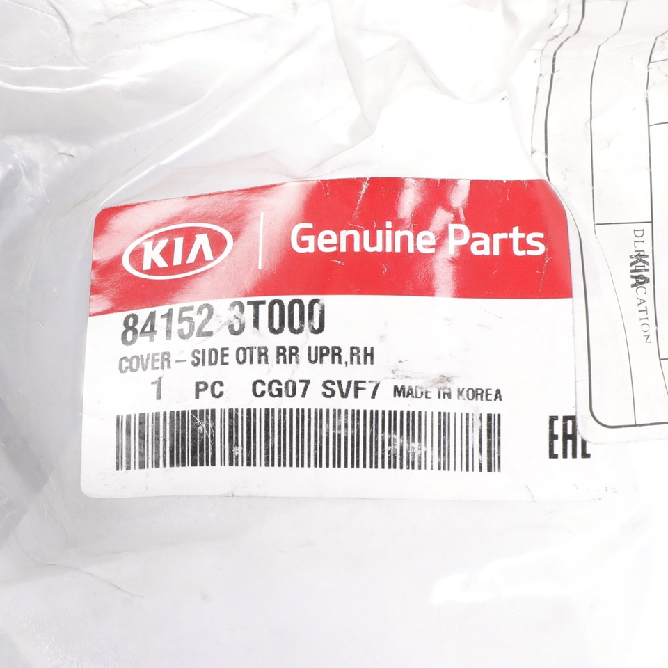 NEW OEM Genuine Kia 2015 K900 Rear Side Outer Cover Trim Panel Right ...