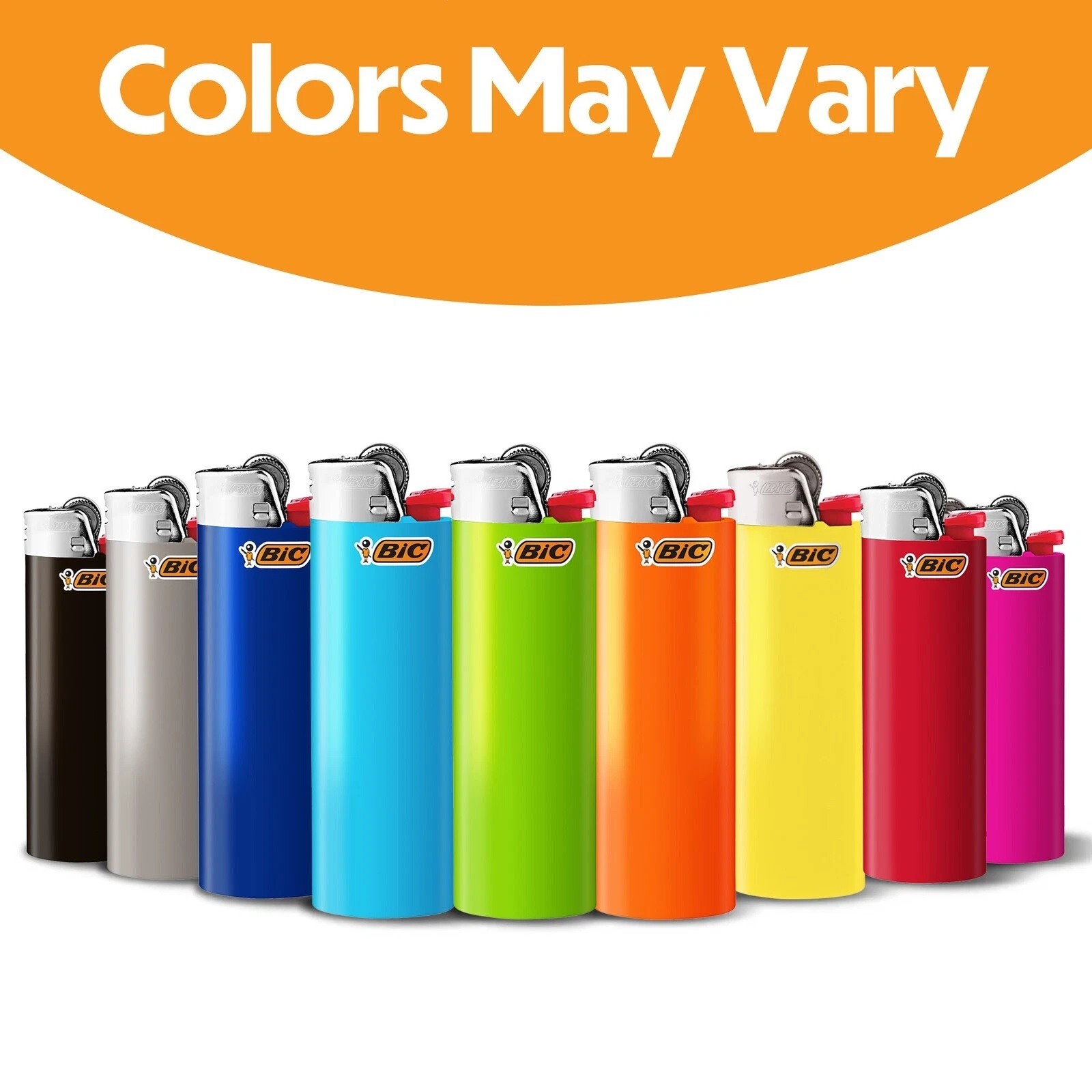 BIC Classic Lighters, Assorted Colors, 12-Pack of Lighters - Packaging ...