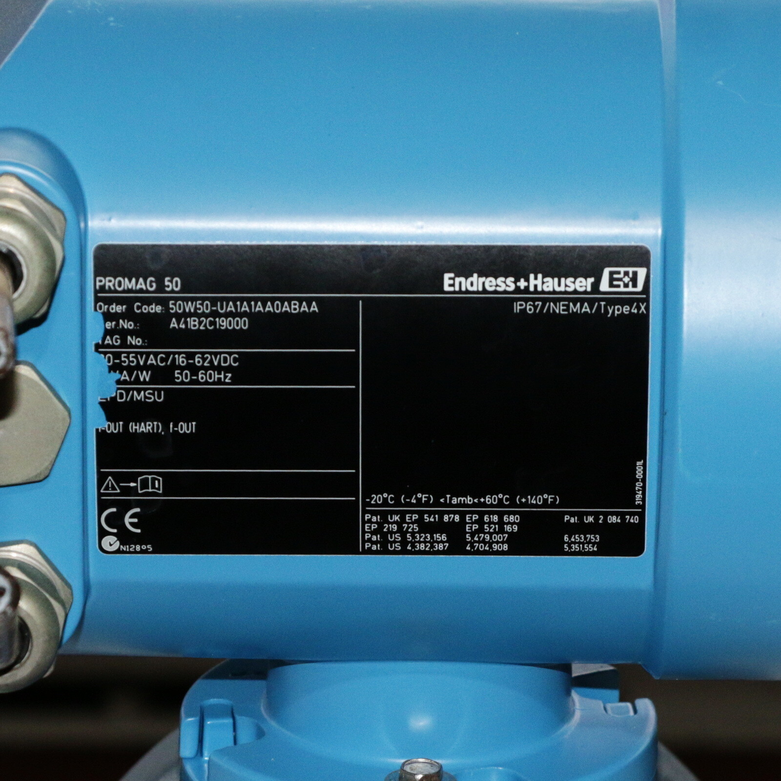 Endress+Hauser PROMAG 50 / 50W50-UA1A1AA0ABAA + PROMAG W | eBay