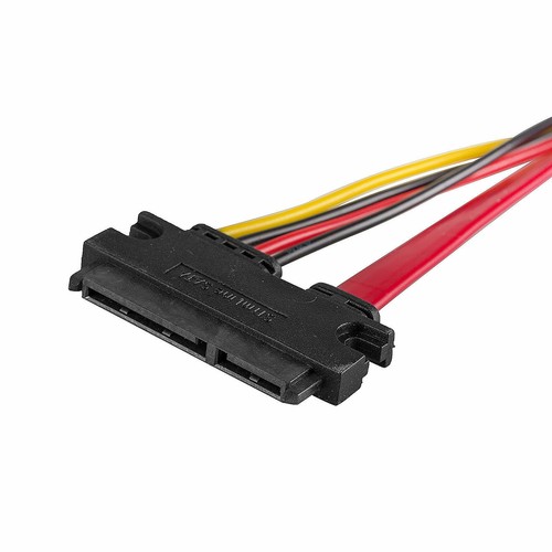 SATA 7+15 22 Pin Combo Cable HDD Hard Drive Data 4 Pin Power Supply ...