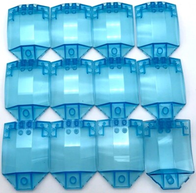 LEGO NEW TRANS-LIGHT BLUE WINDSCREEN WINDSHIELD PIECES | eBay