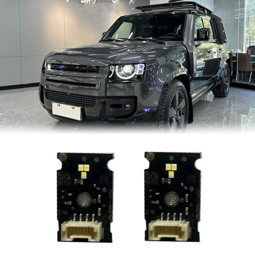 2PCS White LED Board Defender Daytime Running Light DRL For Land Rover ...