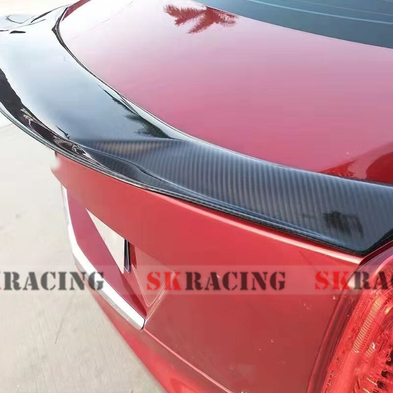 Real Carbon Fiber Rear Trunk Spoiler Wing Bodykits For Cadillac ATS ...