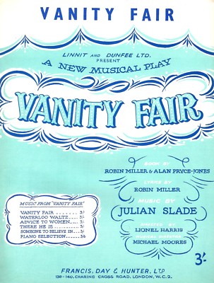 Julian Slade "VANITY FAIR" Sybil Thorndike / Frances Cuka '62 London ...