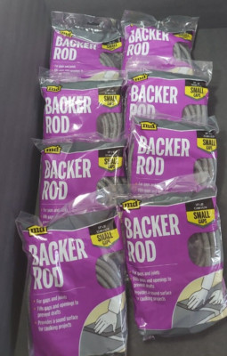 MD Backer Rod 3/8” x 20’ Small Gaps Grey 71464 Lot Of 8 Bags | eBay