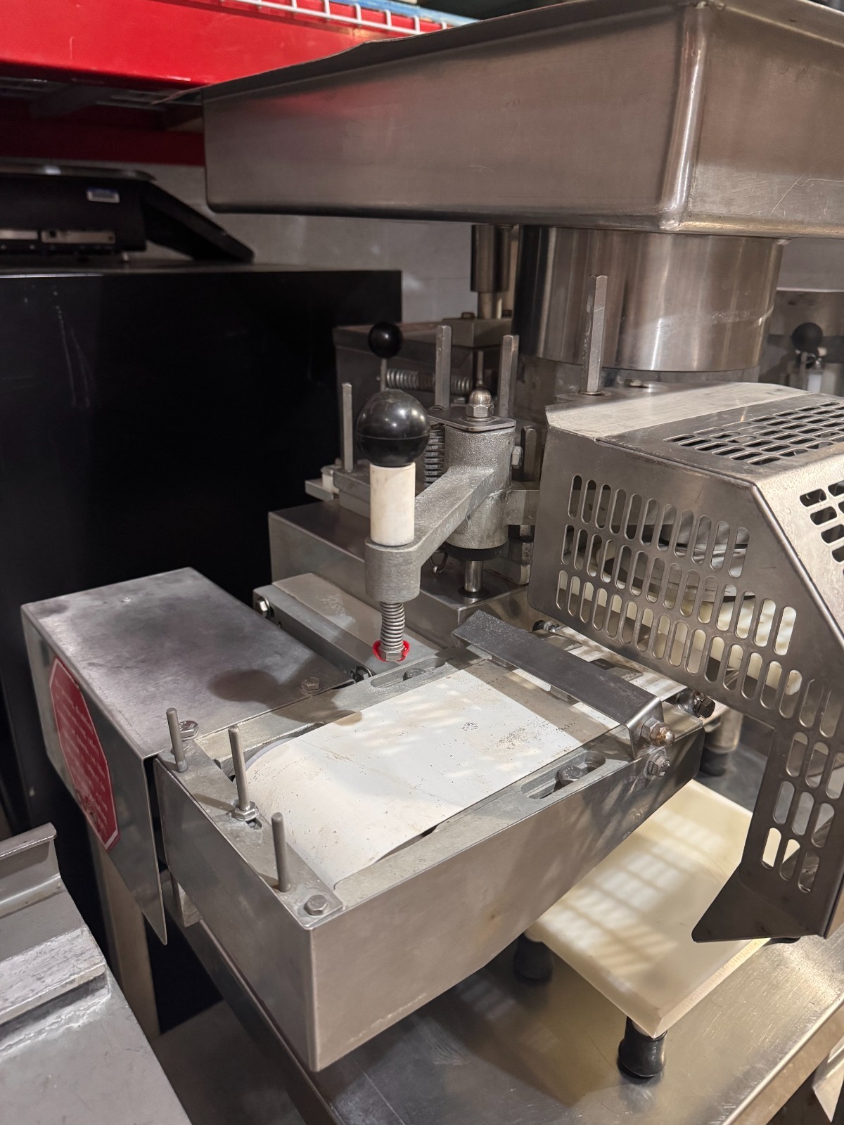 PATTY-O-MATIC AUTOMATIC BURGER FORMER W/ TABLE MODEL # 330A 115 V 1 PHZ ...