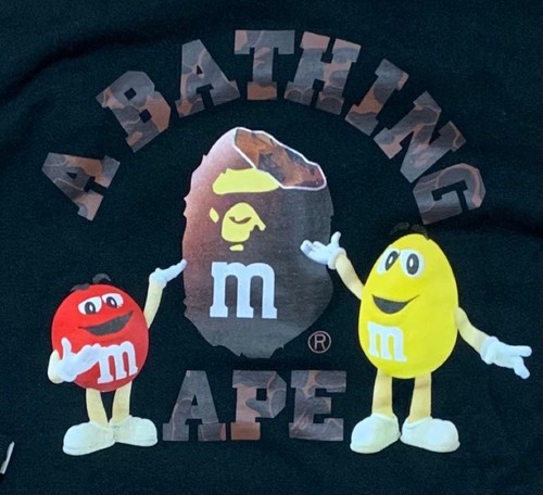Ape M M'S College Logo Hoodie L Shark | eBay