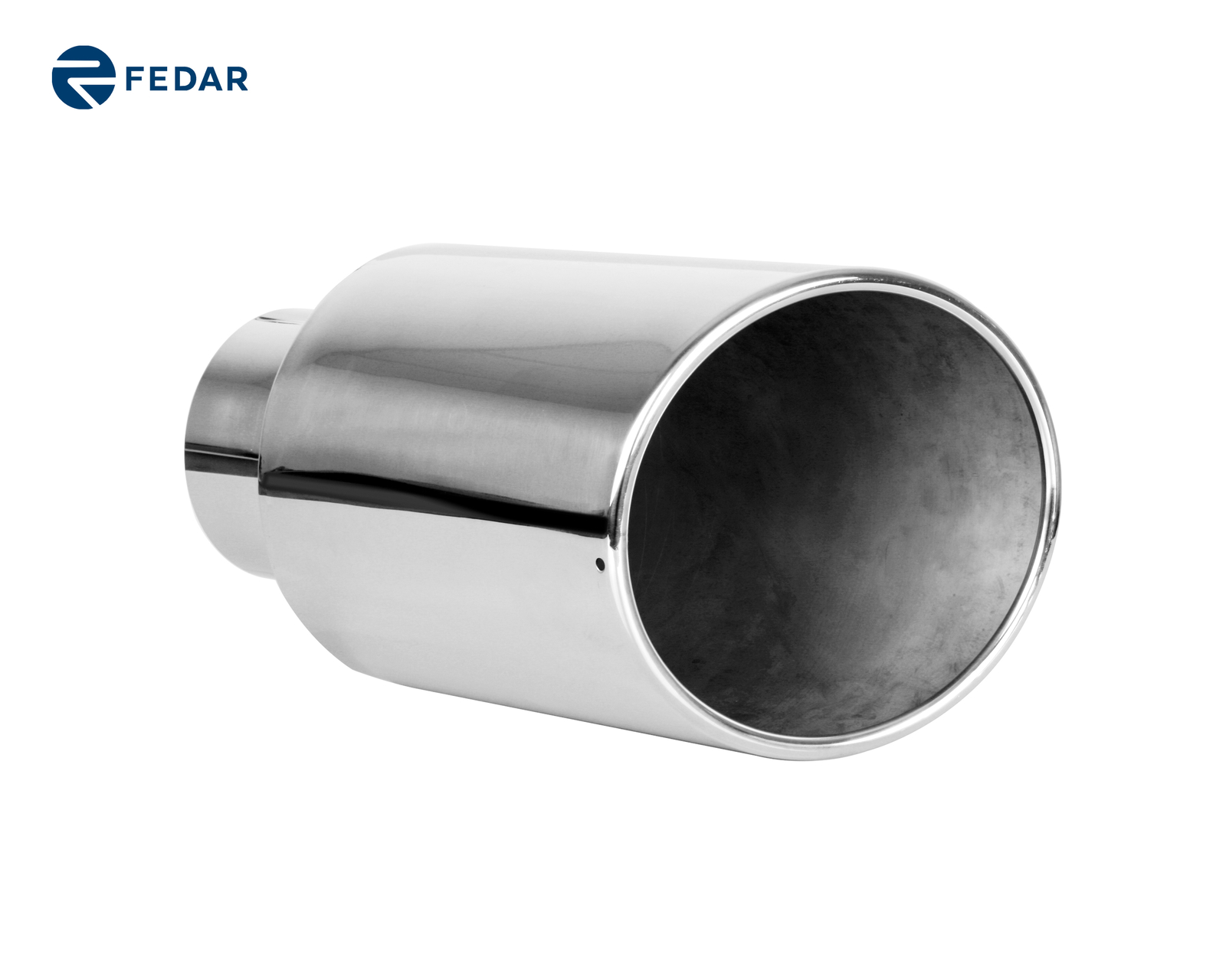 Truck Exhaust Tip Tail Pipe 5" Inlet 8" Outlet 15" Long Rolled End ...