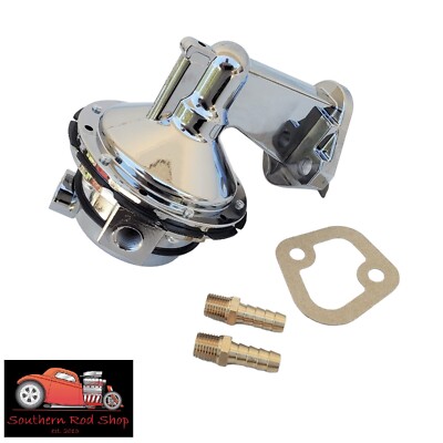 Big Block Mopar Chrome Fuel Pump 80 GPH 8PSI Chrysler Dodge 383 440 ...