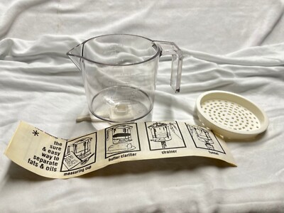 Vintage All in one- Measuring Cup, Strainer, Funnel | eBay
